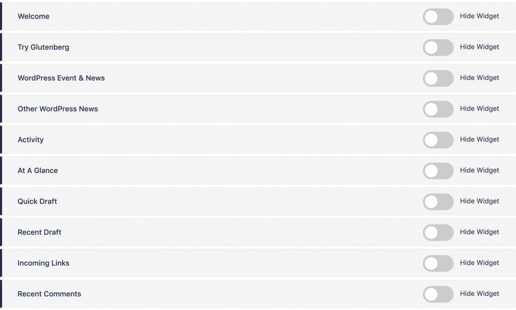 Dashboard Widgets - Documentation | Ultimate Client Dash