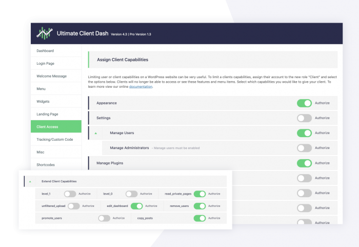 #1 Plugin to Create a WordPress Client Dashboard - Ultimate Client Dash